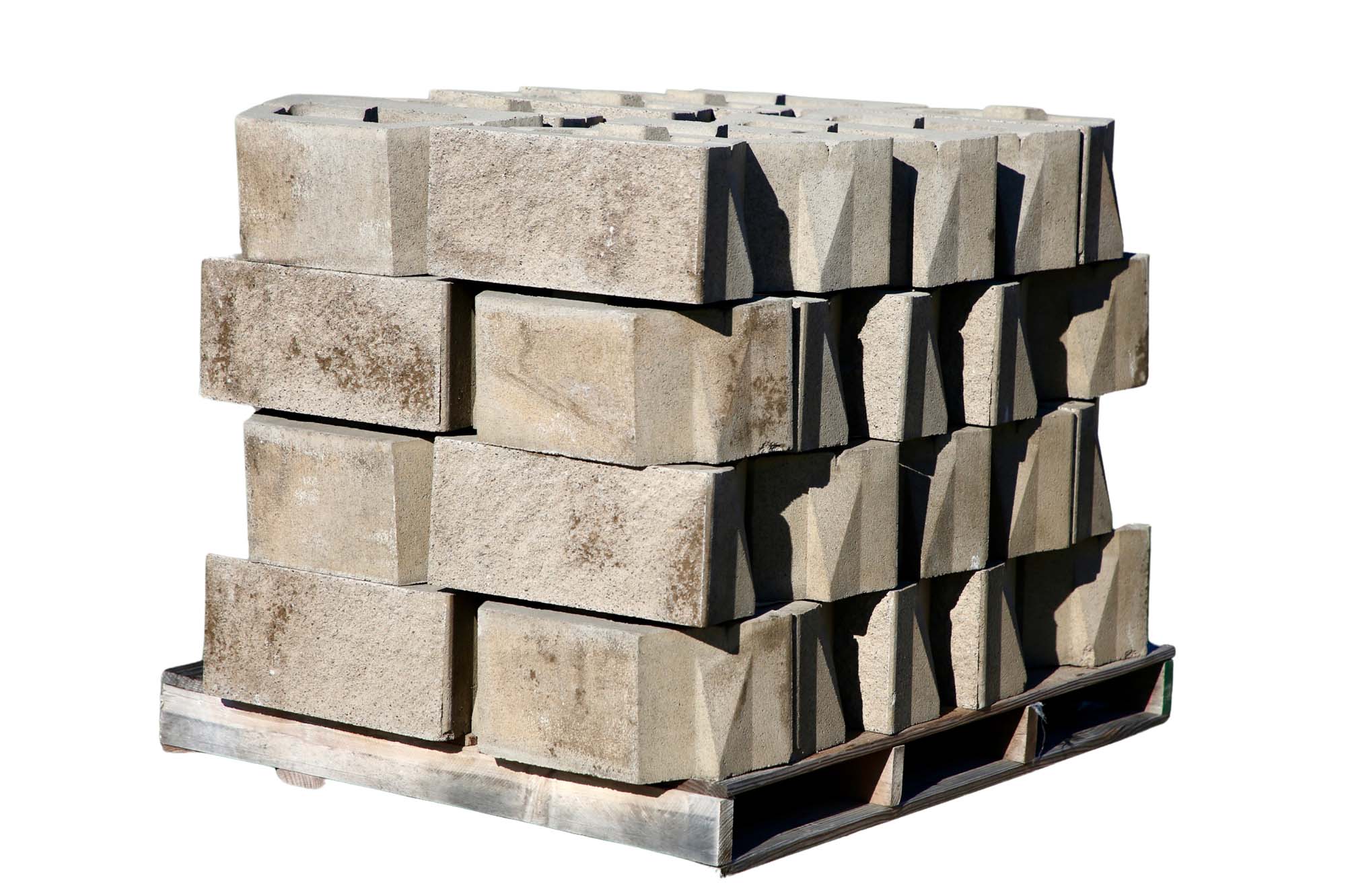 Straight Face Retaining Block: Durable Concrete Design - Mountain High ...